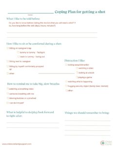 Coping Plans - Child Core